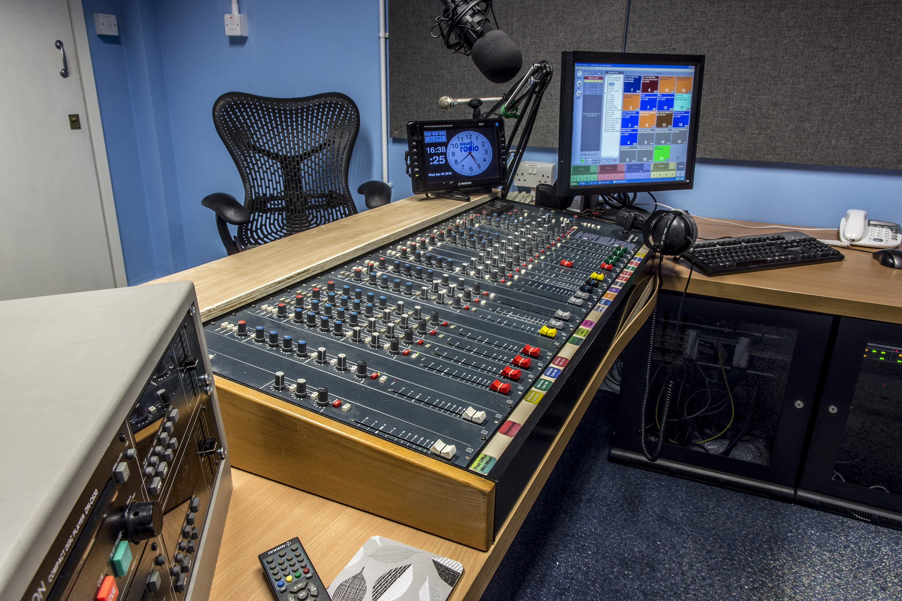 Our studios | Epsom Hospital Radio